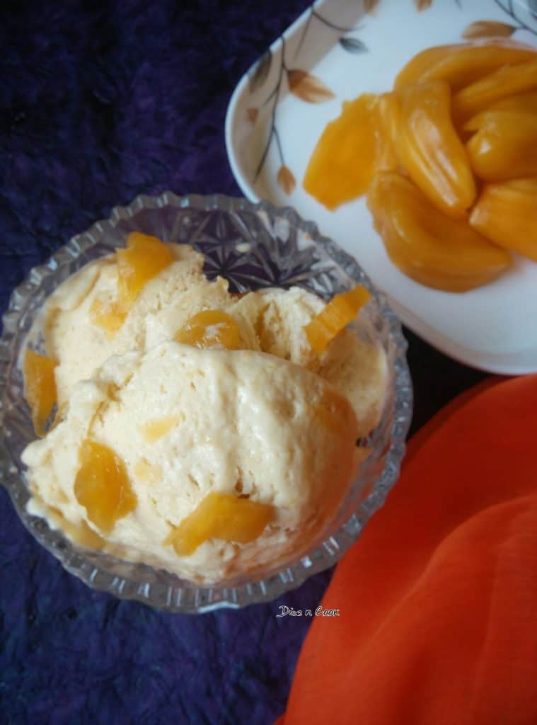 Jackfruit Ice Cream - Dice n Cook
