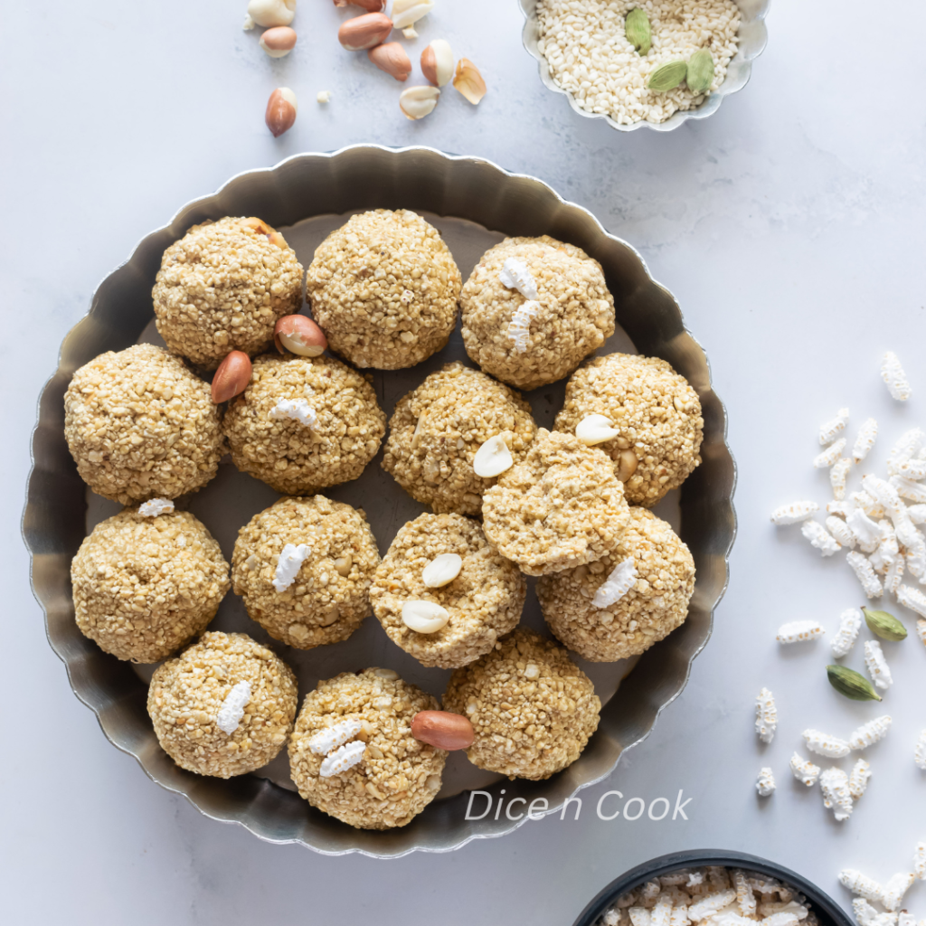 Aralu unde | Puffed paddy laddu