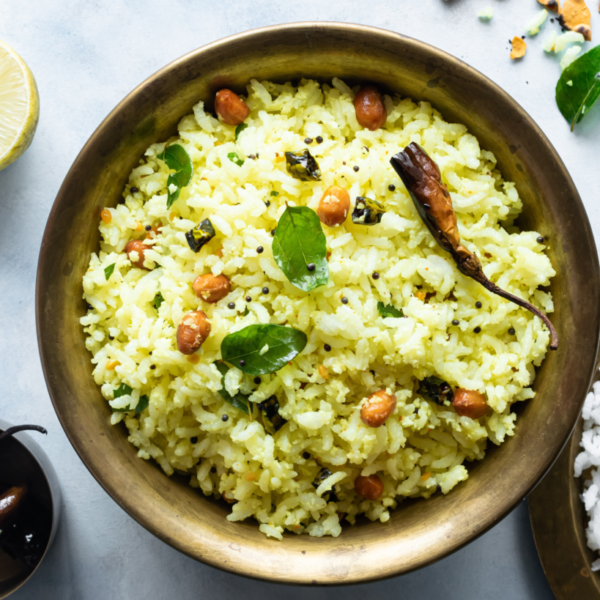 Chitranna (Lemon rice) - Dice n Cook