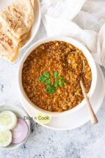 Instant pot matki masala curry (moth bean curry)