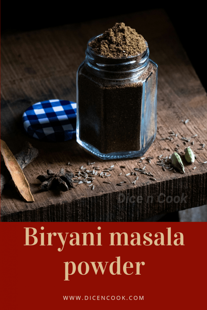 Biryani Masala Recipe - Homemade condiments - Dice n Cook