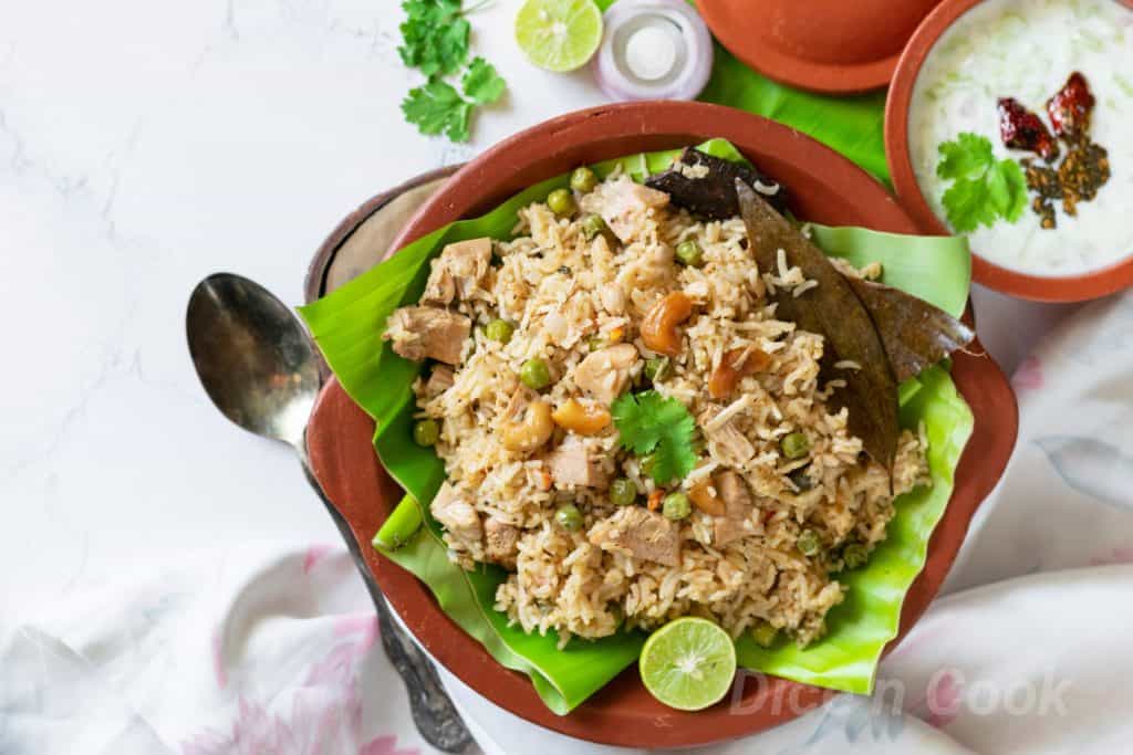 Raw or tender jackfruit Biryani - Rice variety - Dice n Cook